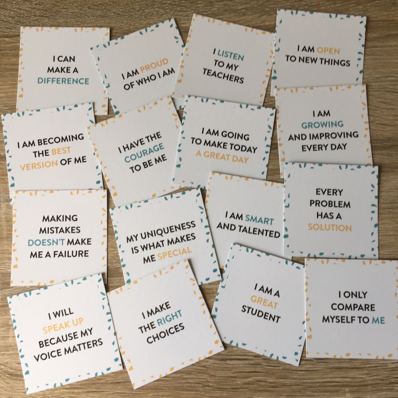 Afirmaciones positivas para niños / 52 tarjetas de | Etsy España