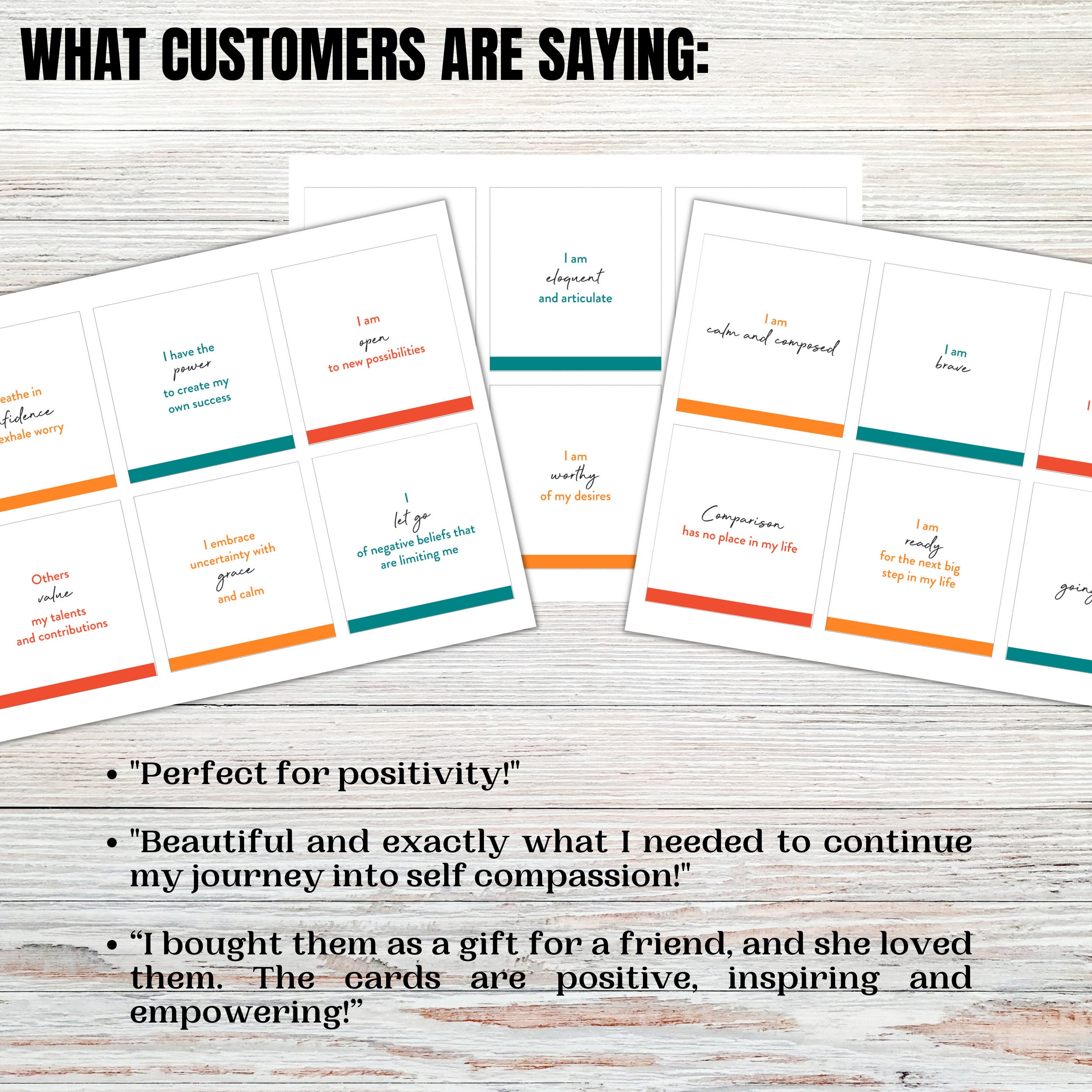 Digital Affirmation Cards Positive Affirmation Deck - Etsy