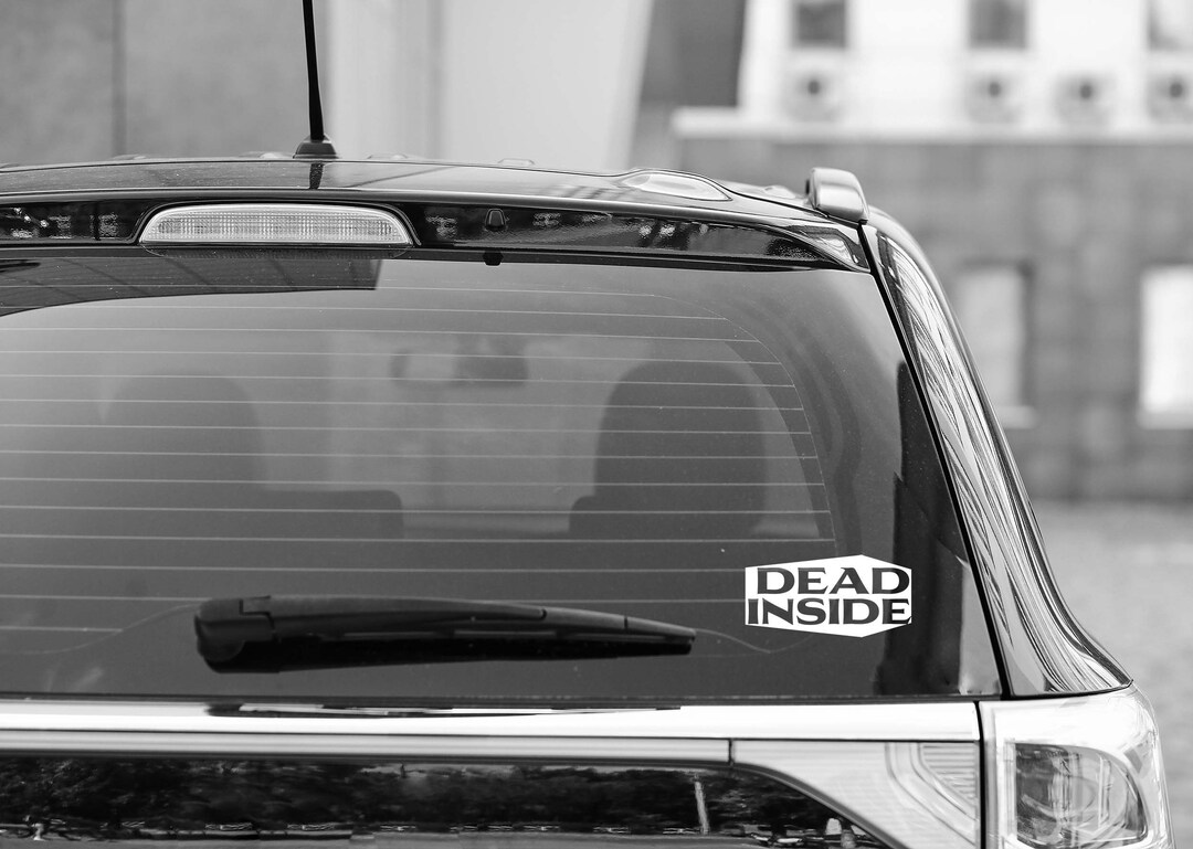 Dead Inside Decal Satanic Car Decal, Satanic Laptop Decal, Satan Decal ...