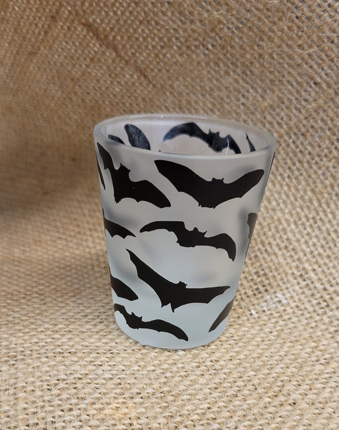 Goth Bat Shot Frosty Glass - 1.5 Oz - Etsy