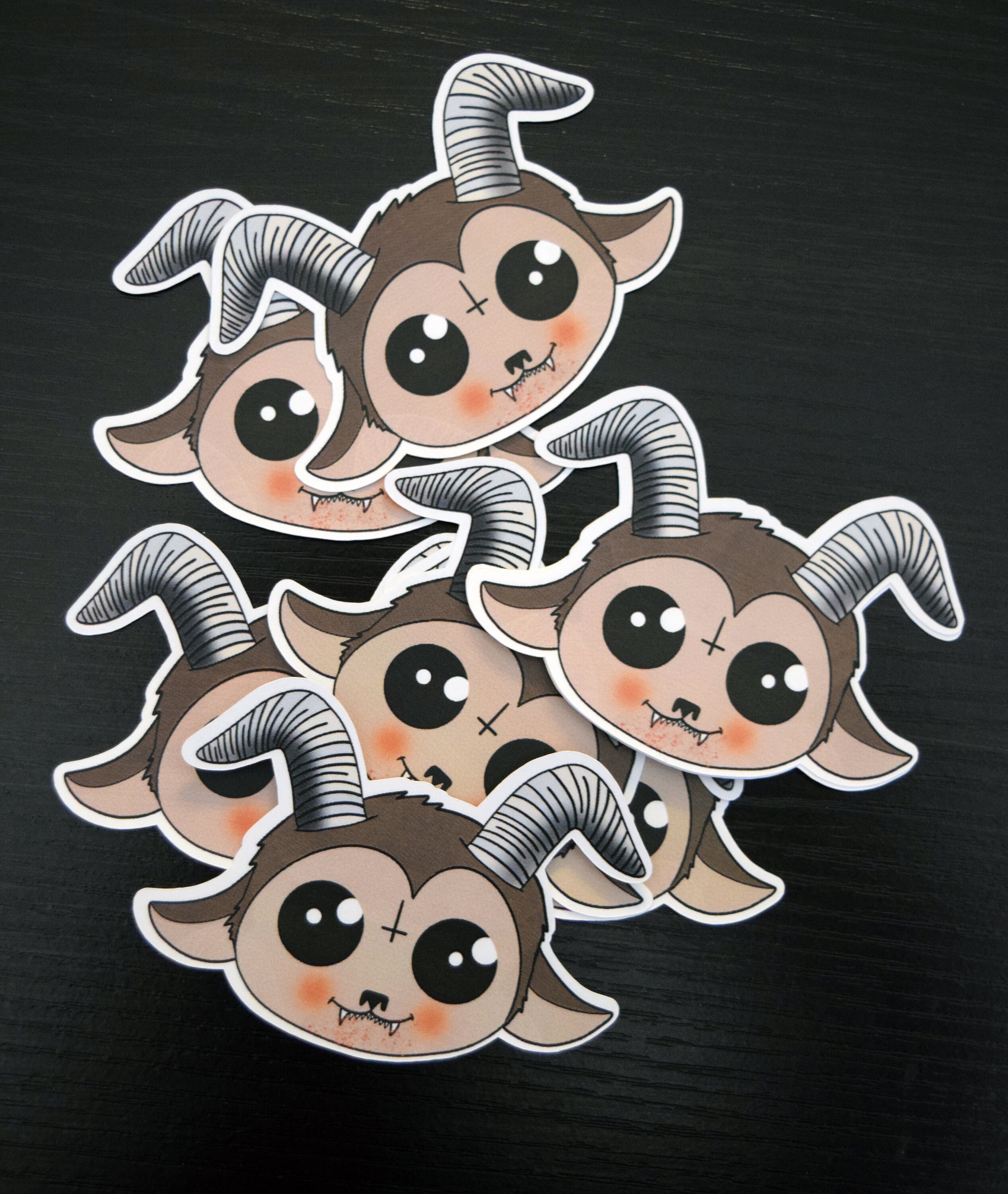 Baphomet Sticker Die Cut Satanic Occult Stickers | Etsy