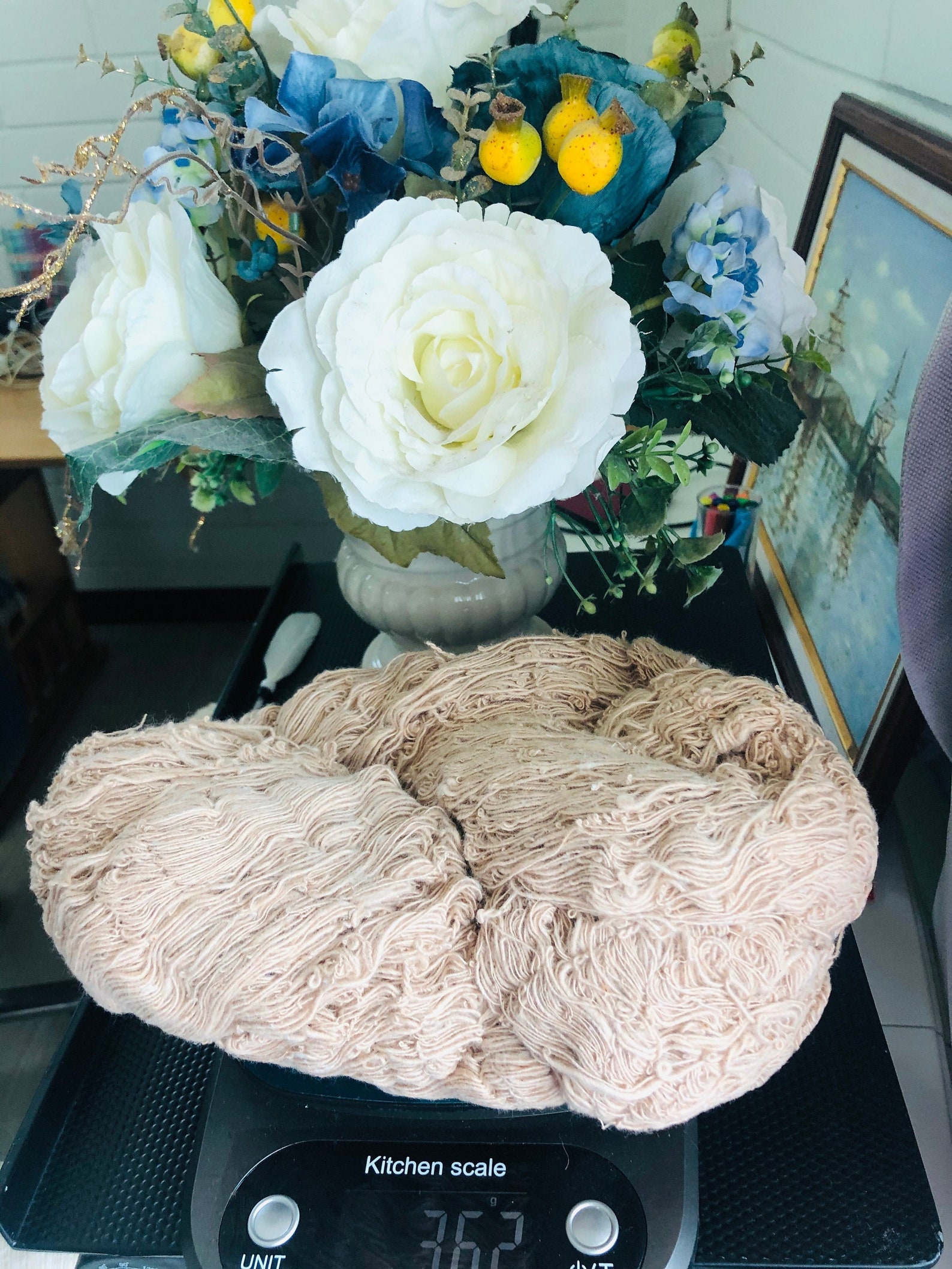 200 g de fils de coton brut filés à la main Brun - Etsy France