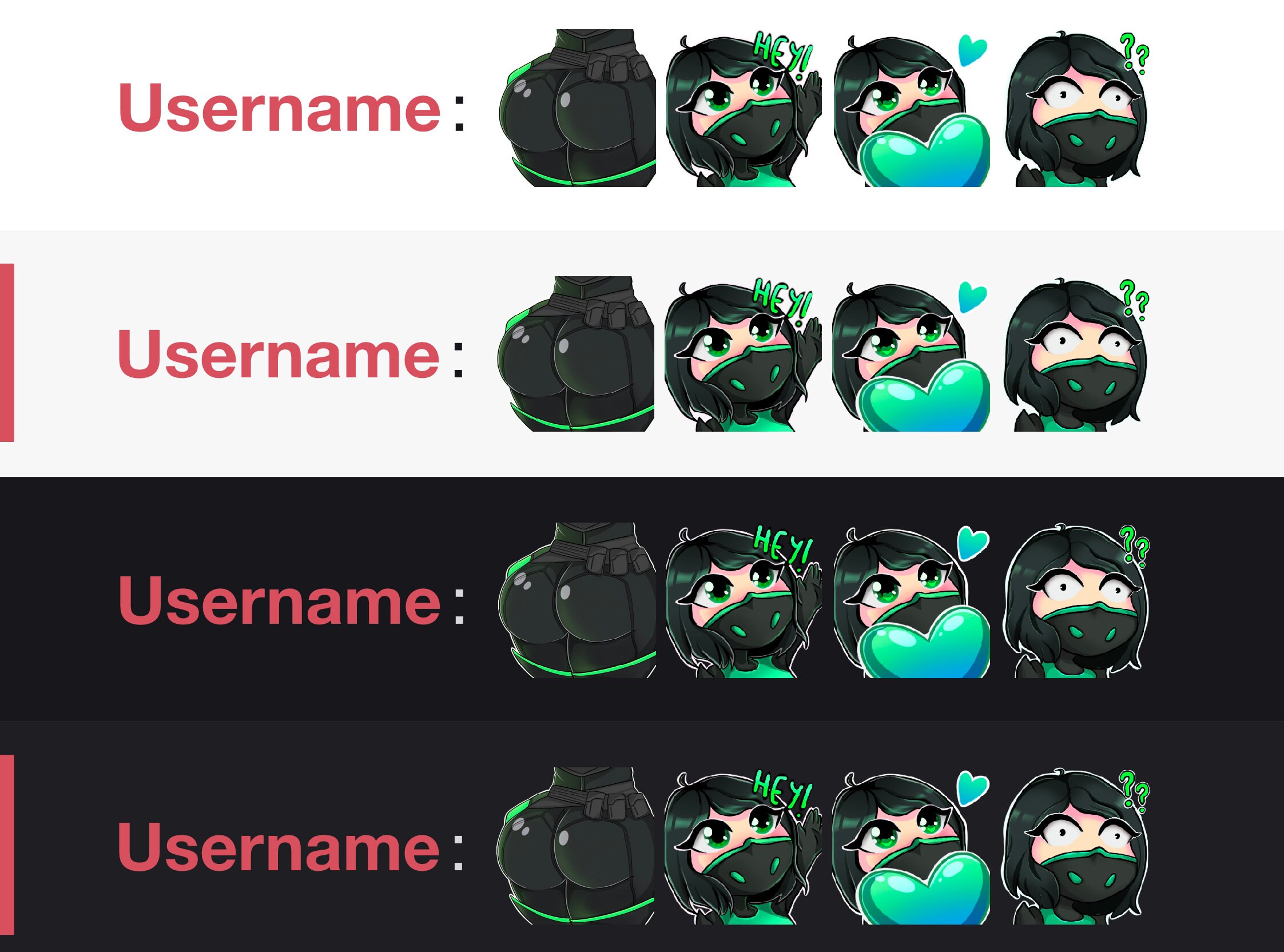 VALORANT Viper Twitch Emotes - Etsy