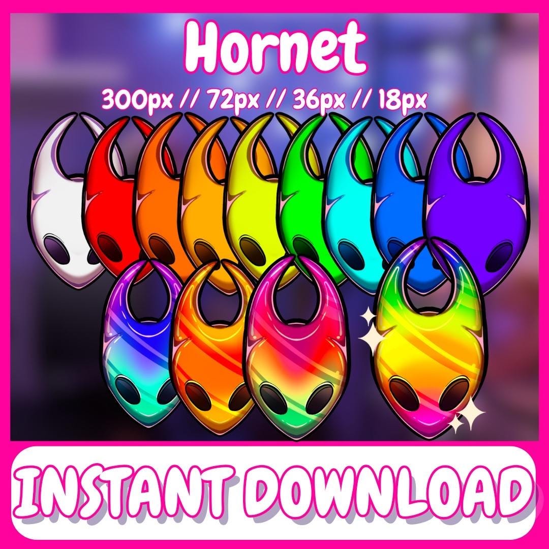 14 Hornet Head Badges || Twitch Badges || Set 2 || Silksong - Etsy