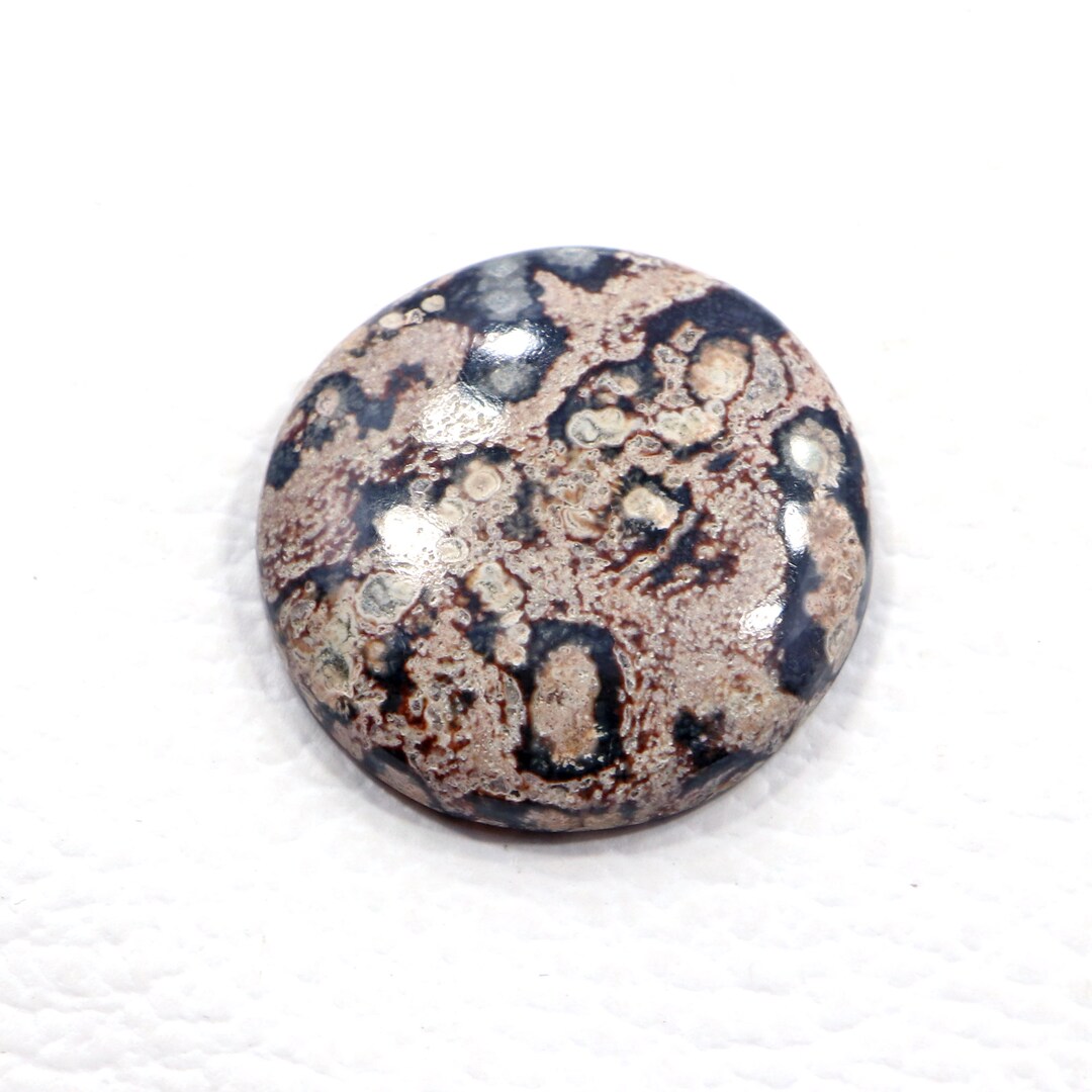 Natural Wiper Jasper Ornamental Gemstone/ 28 MM Round Cut Wiper Jasper ...