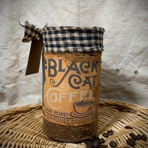 Primitive Coffee Label - Etsy