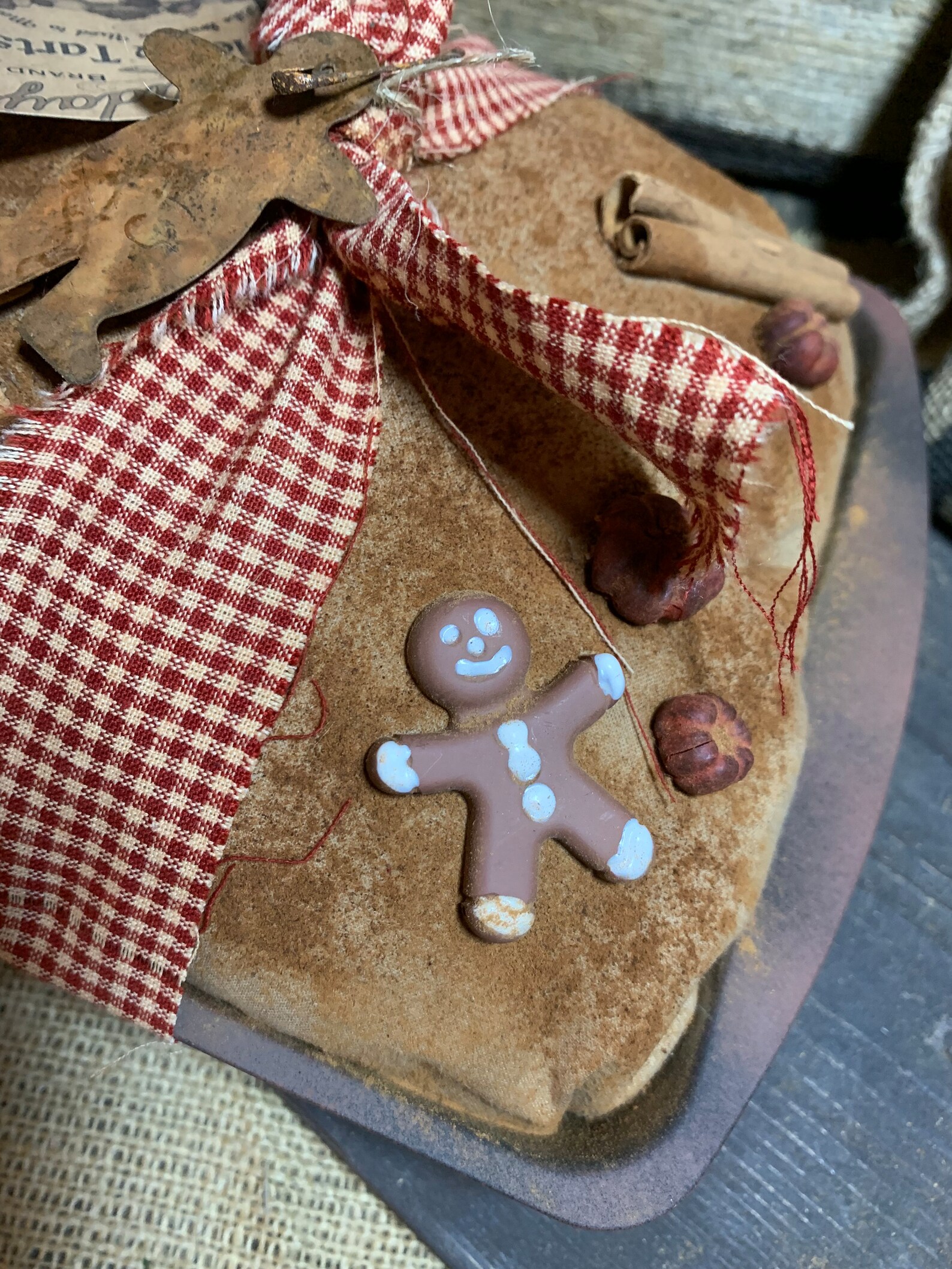 Primitive Country Faux Spice Cake. Gingerbread With Antique Whisk - Etsy