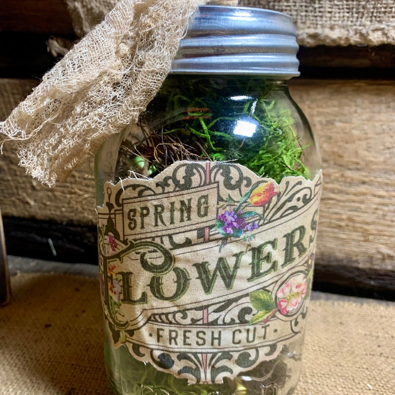 Primitive Mason Jars - Etsy