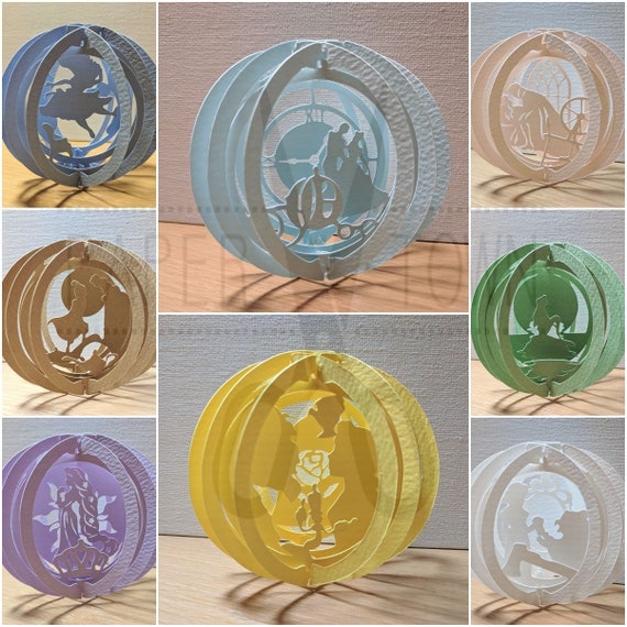 Color Template Princess Sphere Set 8 Pcs | Etsy