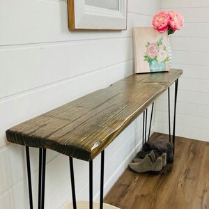 Entryway Table Console With Hairpin Legs, Entryway Table, Entryway ...