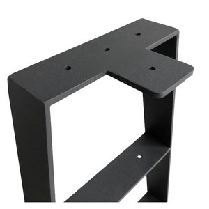 Bench Legs Powder Coated Black, Metal Bench Legs, Metal Table Legs ...