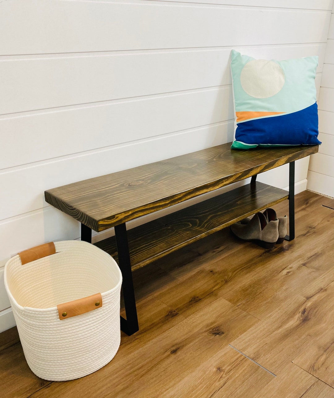Entryway Bench With Shoe Rack, Shoe Rack, Entryway Bench, Entryway ...