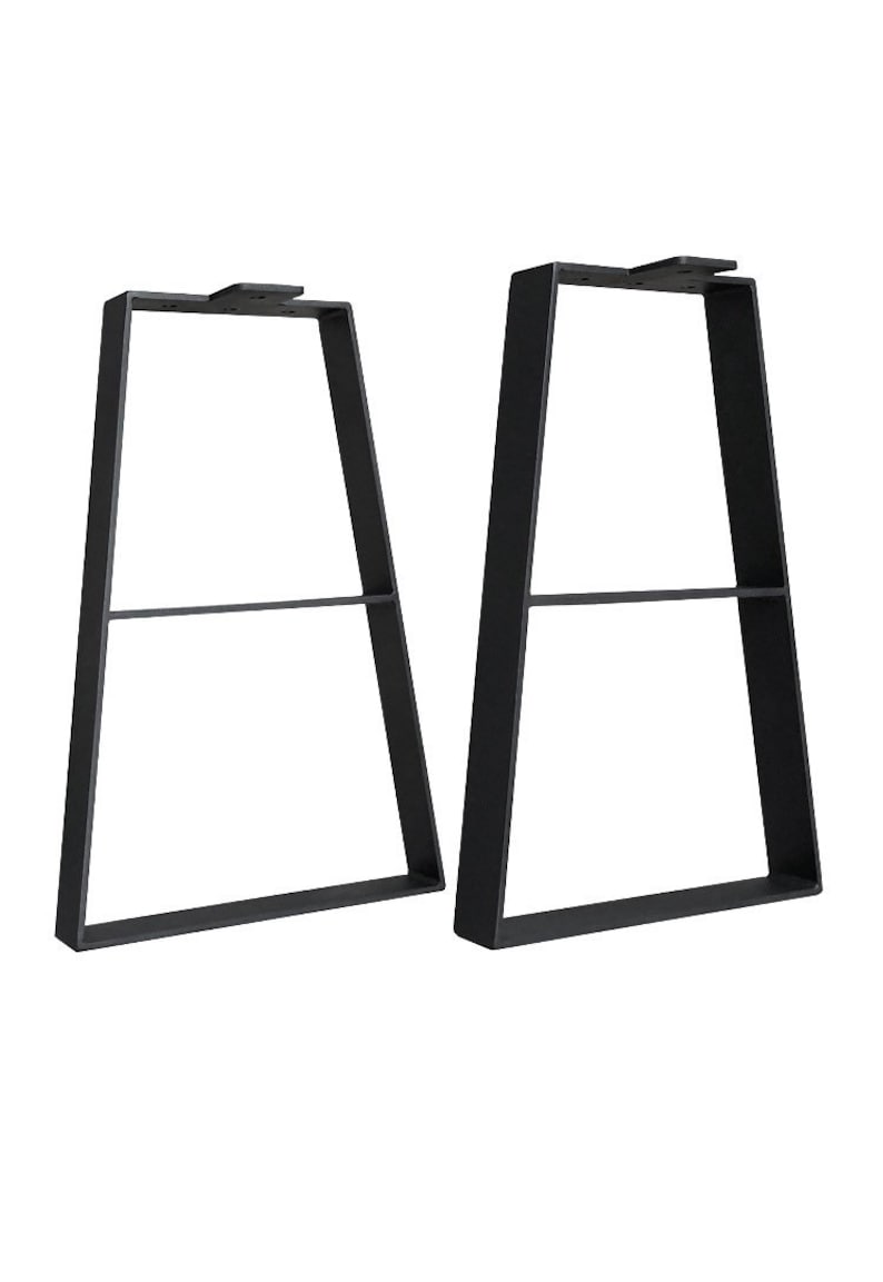 Bench Legs Powder Coated Black, Metal Bench Legs, Metal Table Legs ...