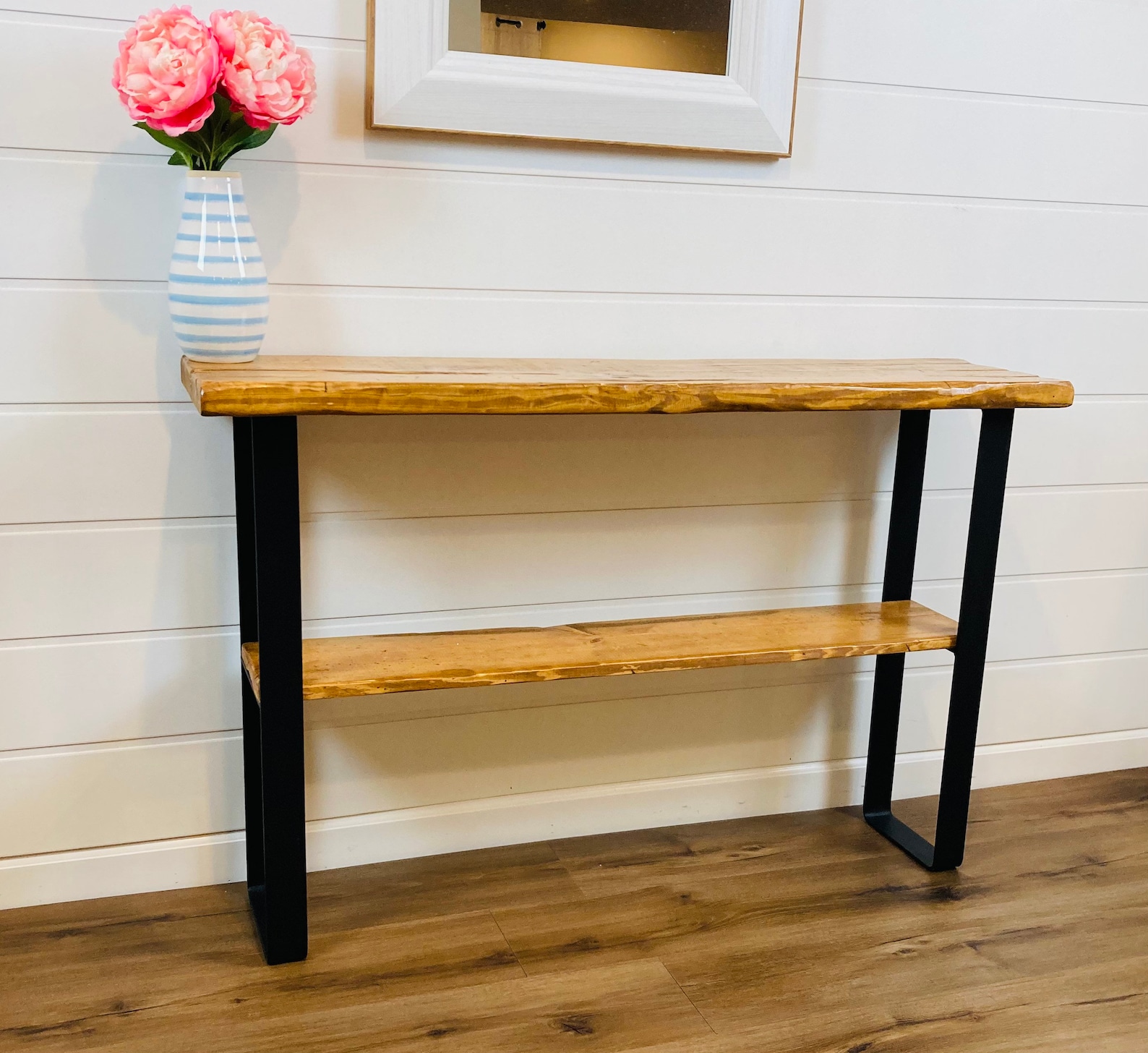 Entryway Table Console With Distressed Wood Entryway Table - Etsy