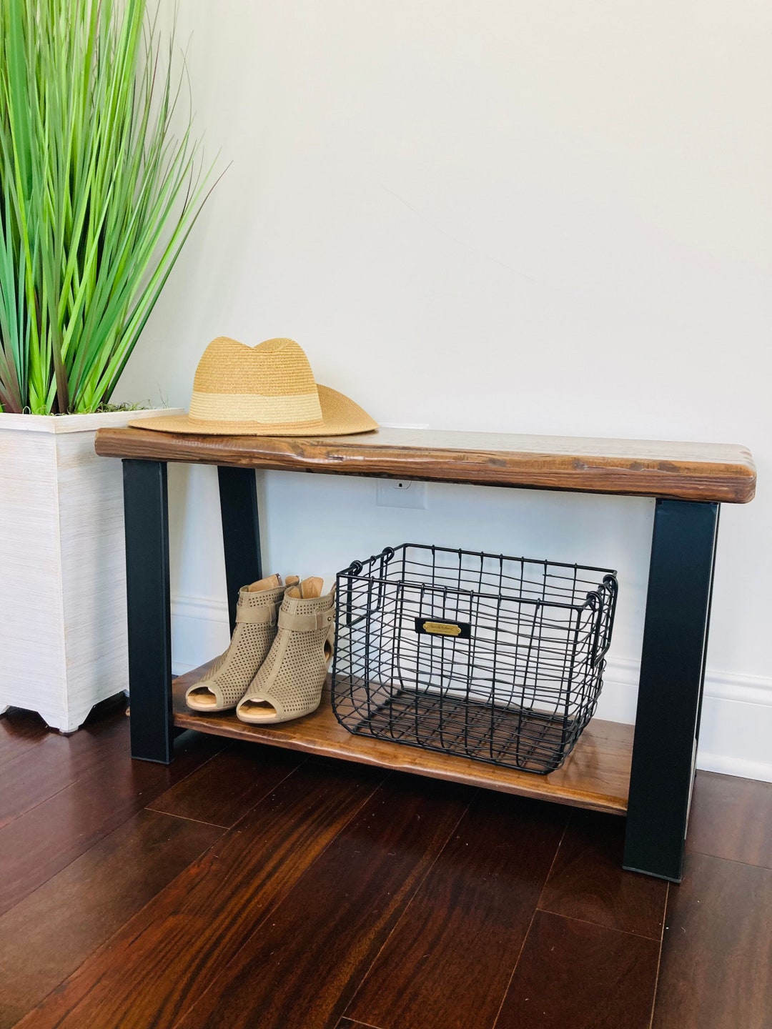Entryway Storage Bench With Shelf, Bench, Shoe Rack, Storage Bench ...