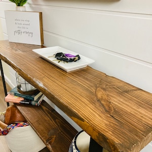 Entryway Table Console With Distressed Wood, Entryway Table, Entryway ...
