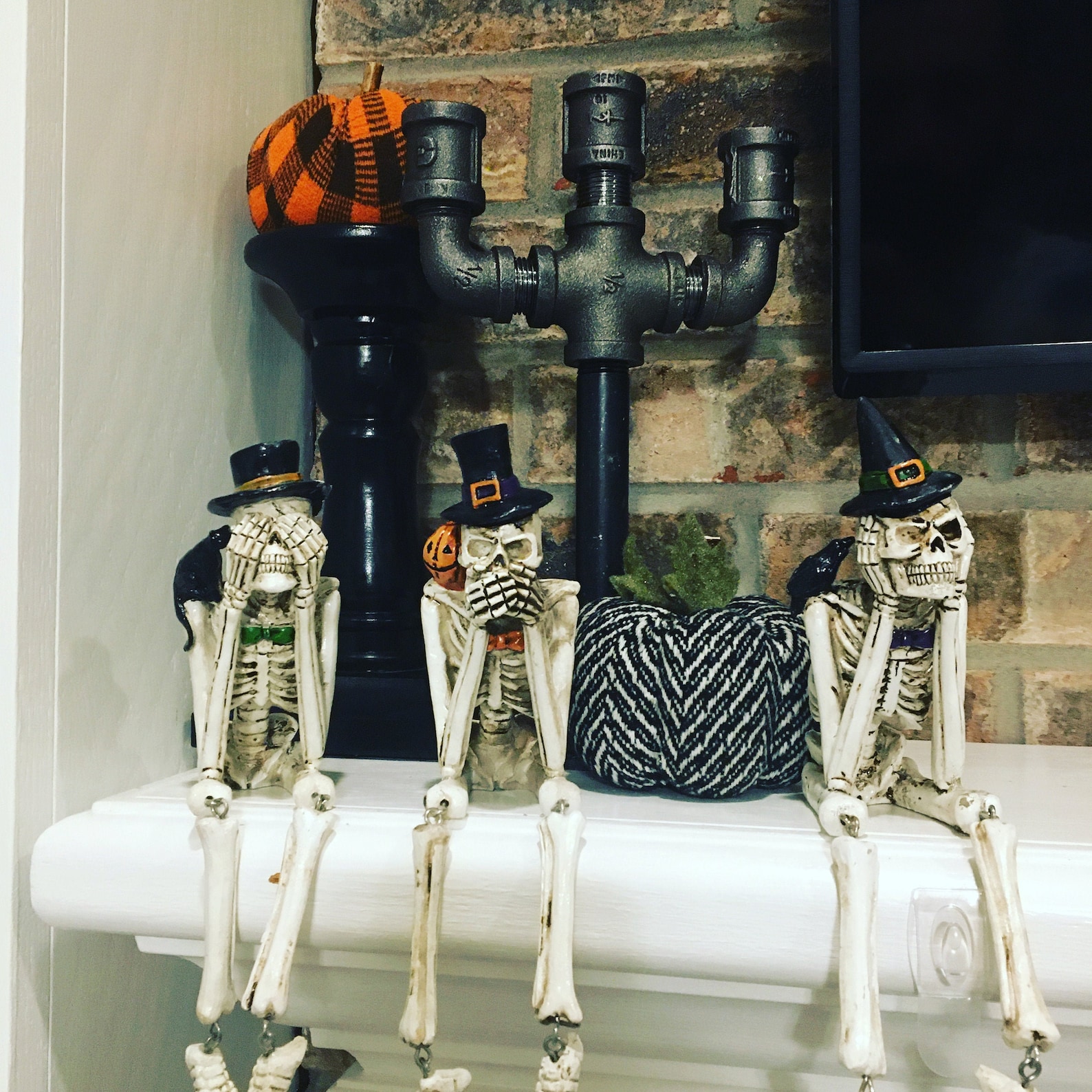 Halloween Skeleton Shelf Decor Next Day Shipping Halloween - Etsy