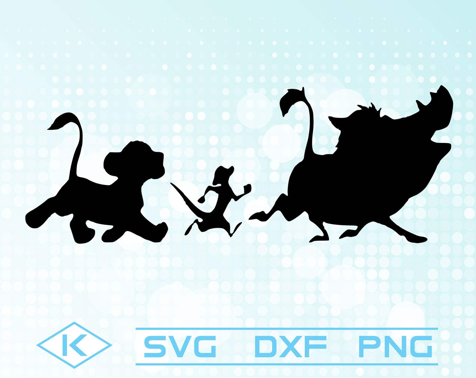 Lion King SVG Clipart Silhouette et Cutfiles. | Etsy