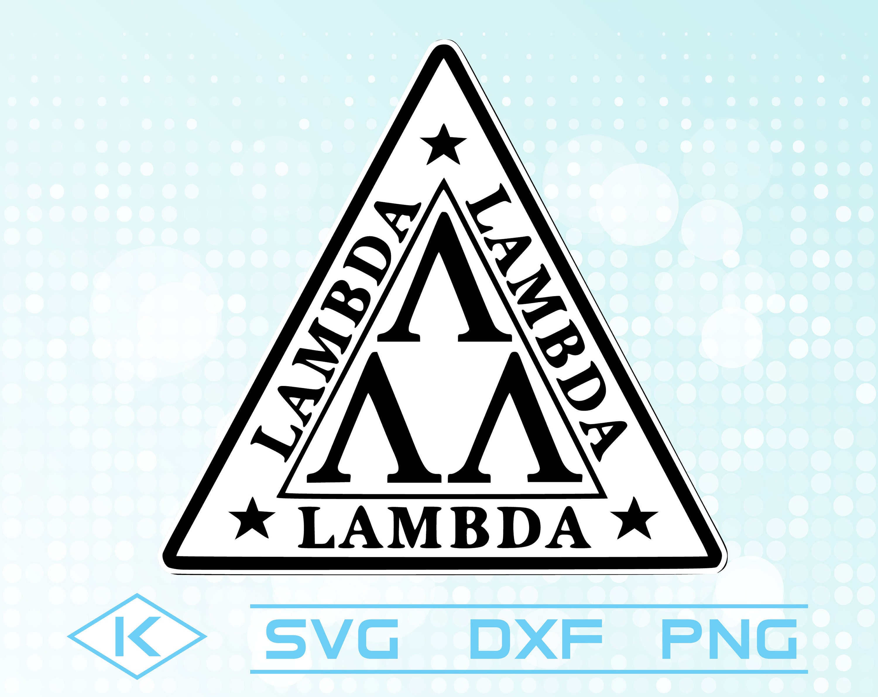 Revenge Of The Nerds Lambda SVG Clipart Silhouette and | Etsy