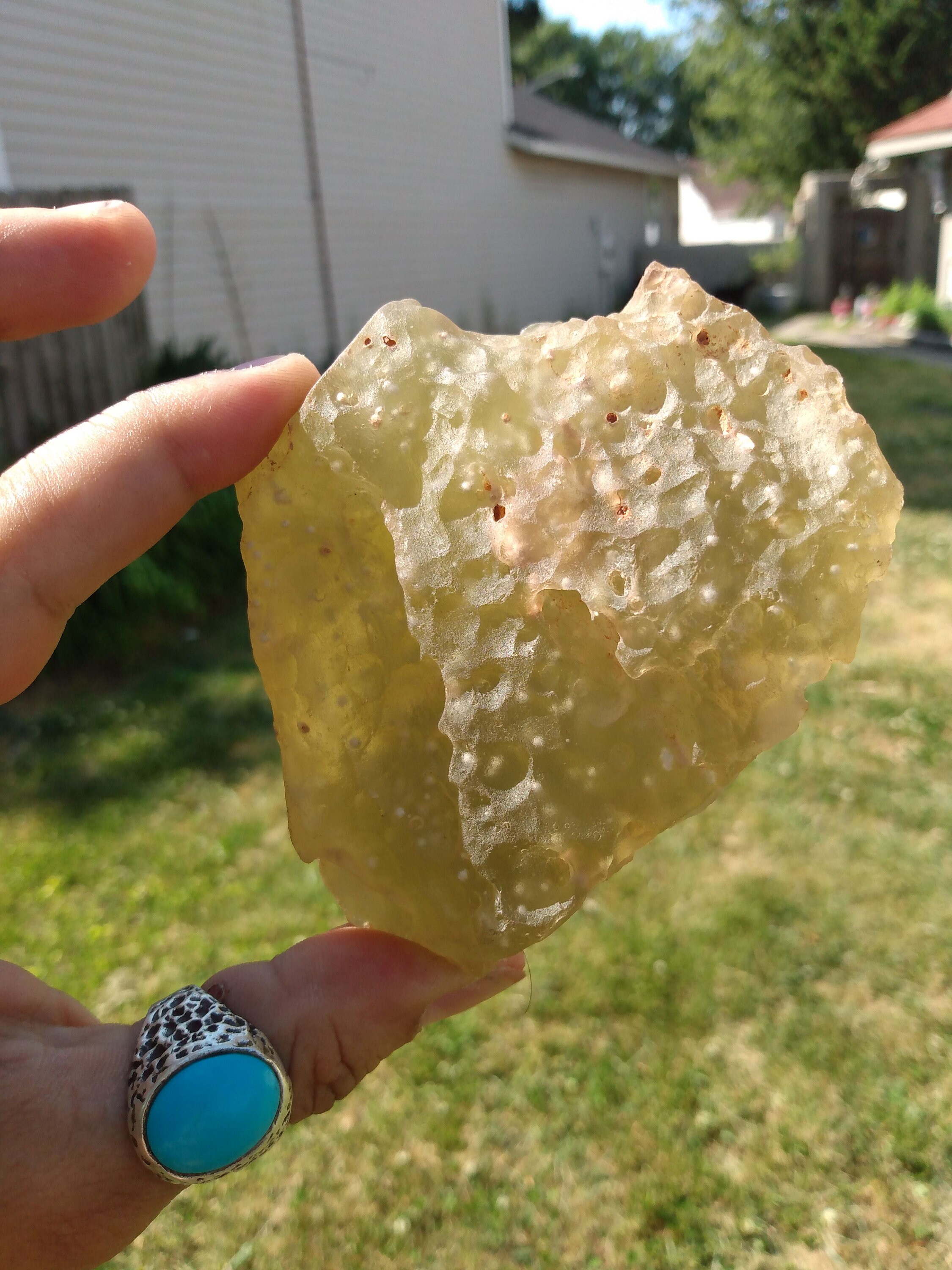 Huge LDG Libyan Desert Glass Tektite 263 Grams - Etsy