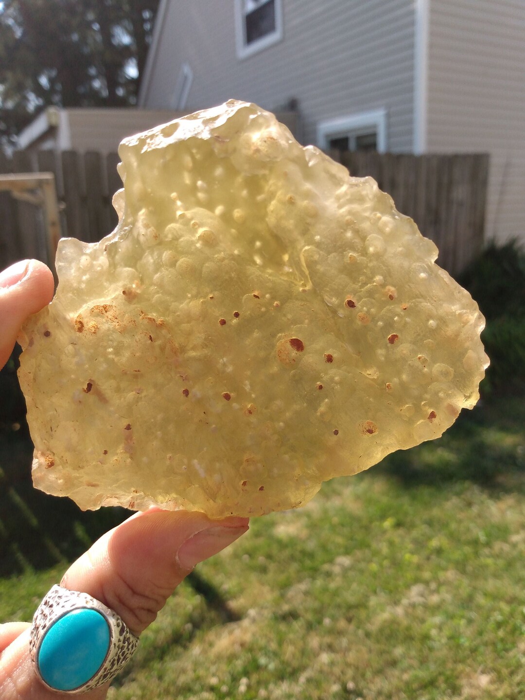 Huge LDG Libyan Desert Glass Tektite 263 Grams - Etsy