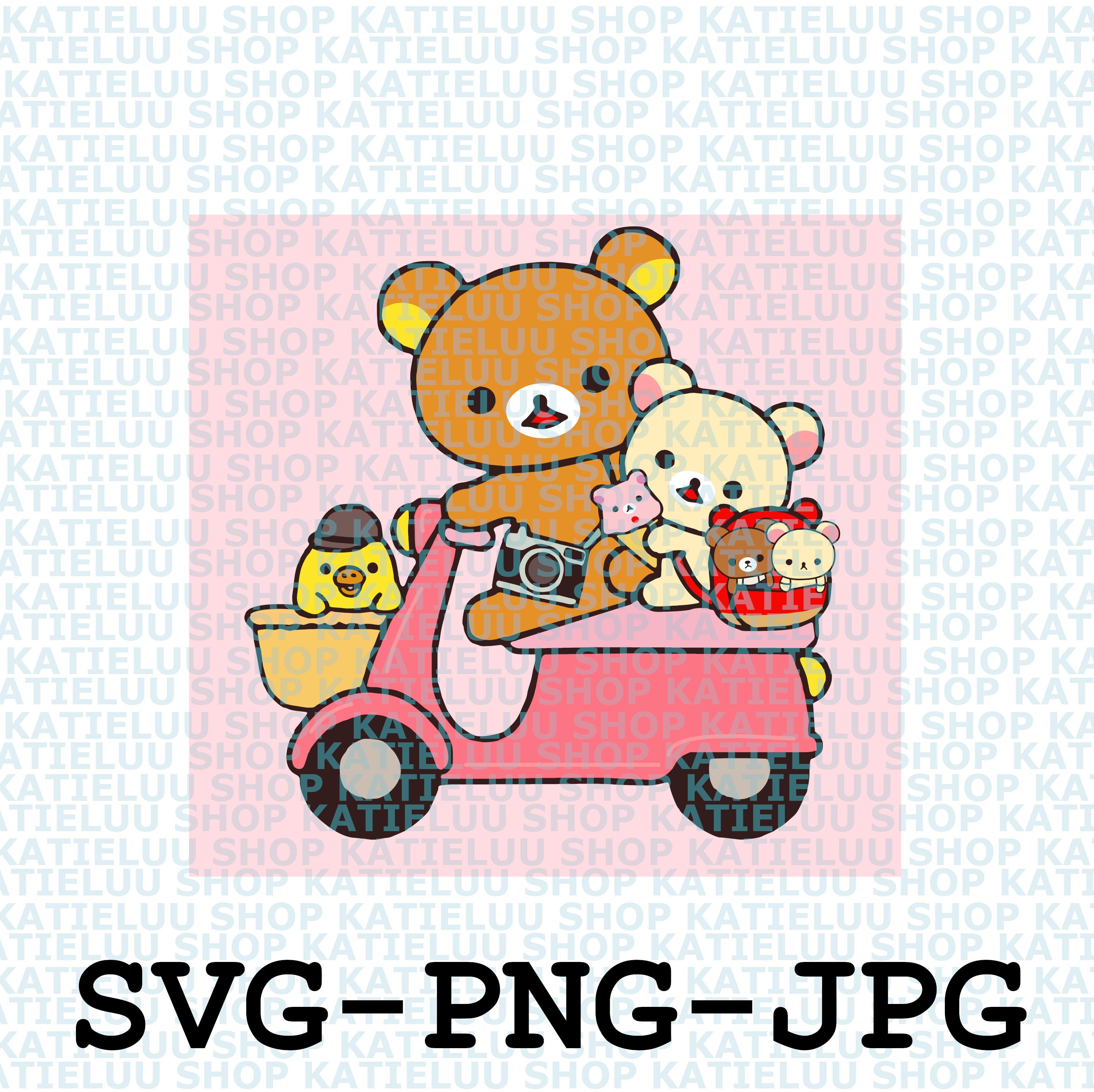 Rilakkuma Svg Clip Art Digital Download Rilakkuma and - Etsy UK
