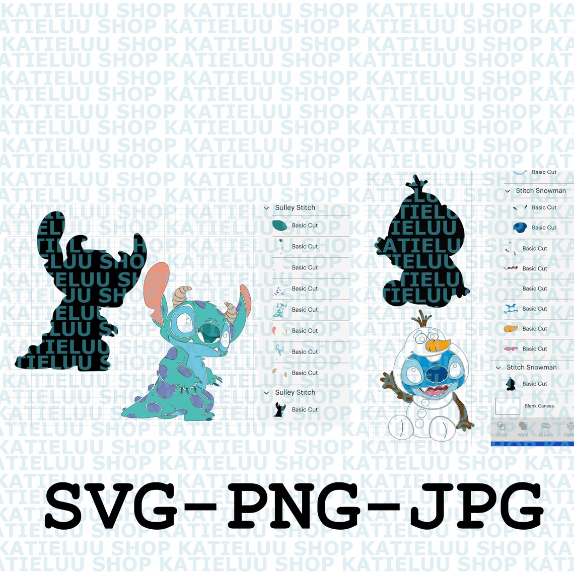Stitch Sulley Svg, Png, Monster Stitch Halloween Svg, Png. Frozen Olaf ...