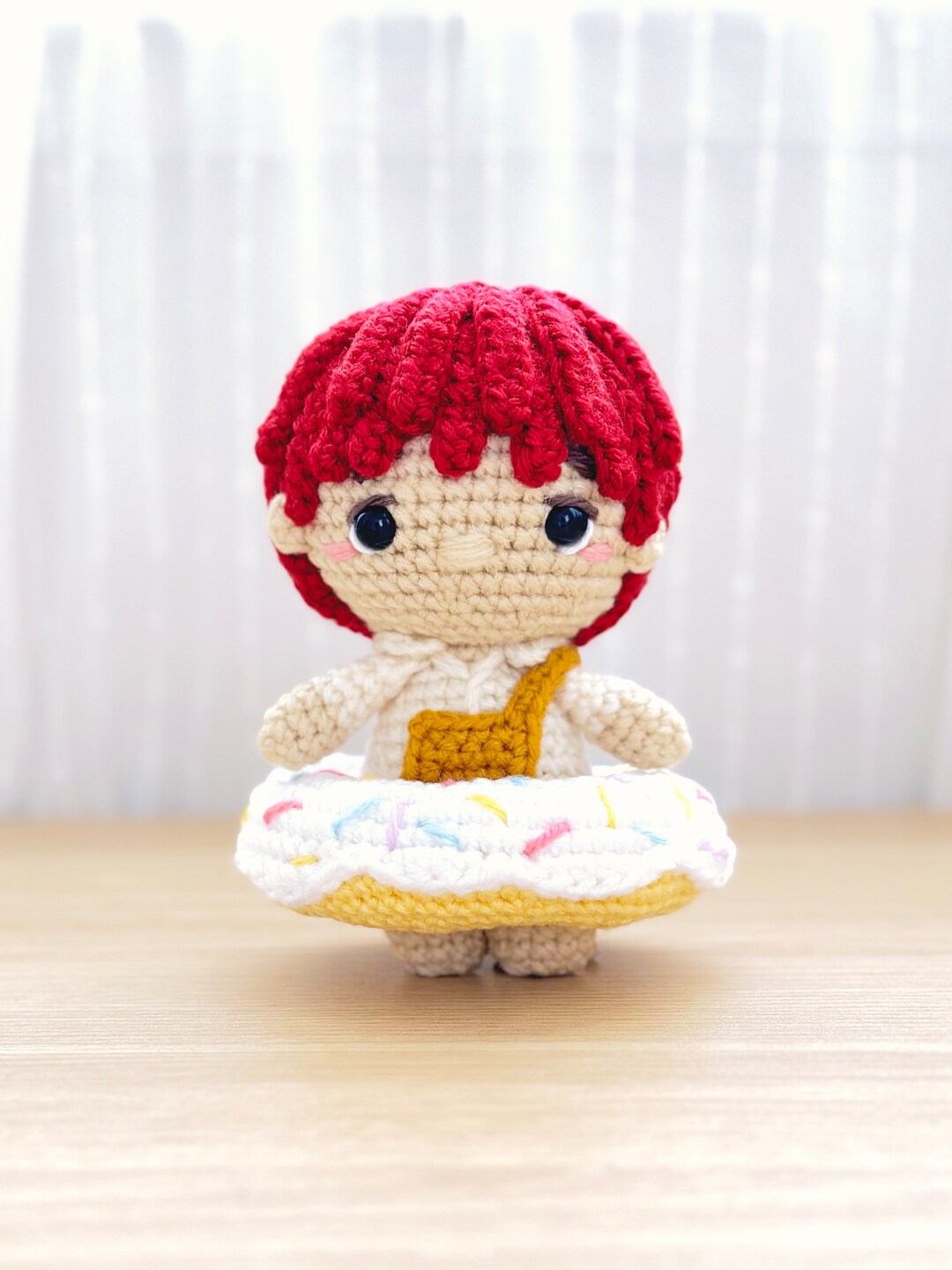 Crochet BTS Jimin “butter” Concept Photo Sketch Figure/doll - Etsy