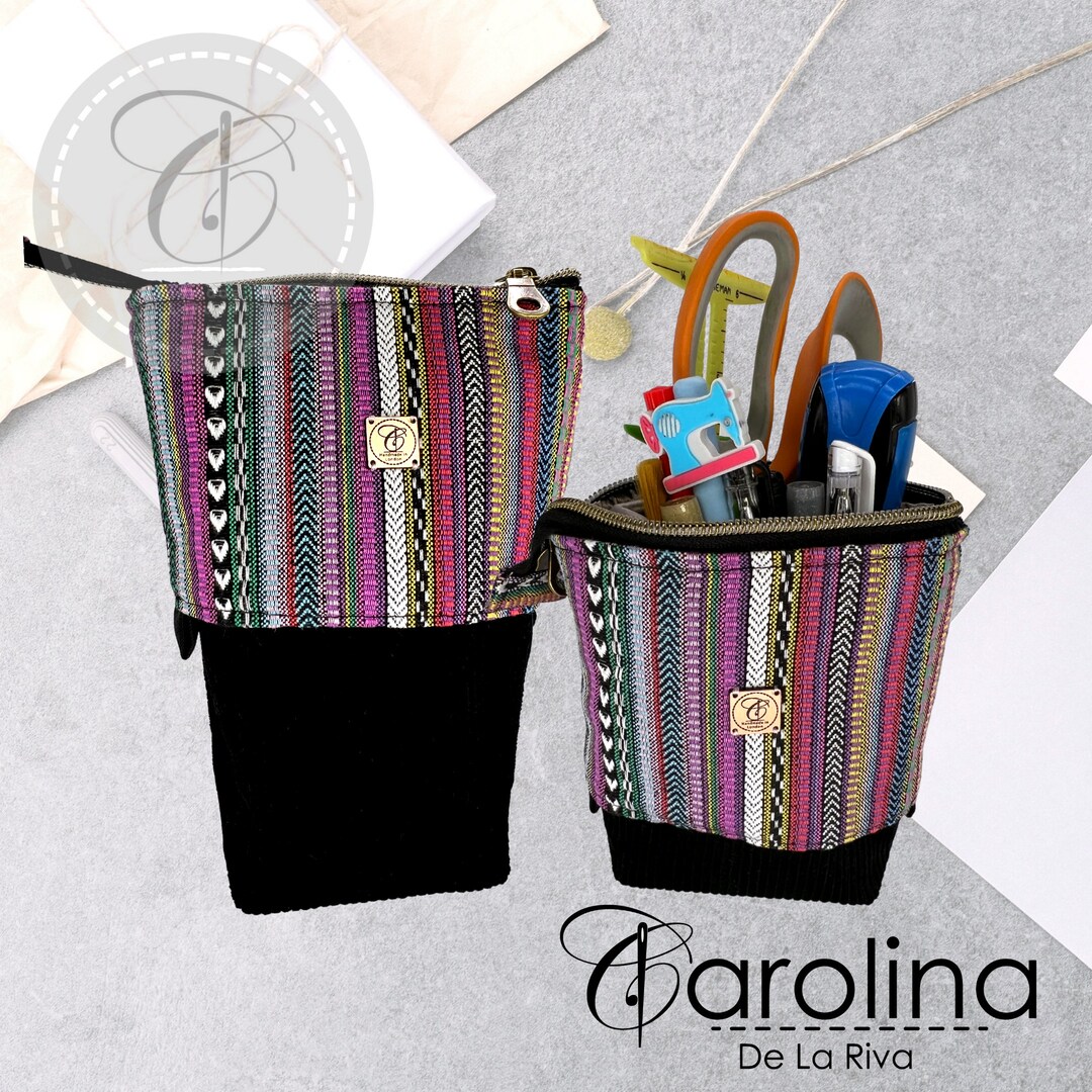 Slide-and-stand Pen Case stand Pencil Holder Slide Down Pen Holder ...