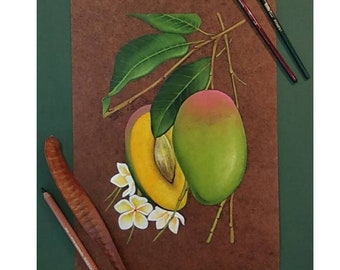 Mango Painting - Etsy