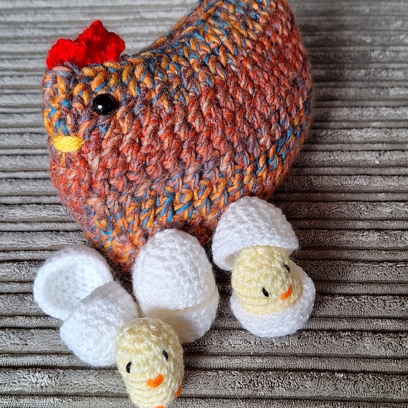 Crochet Hen - Etsy