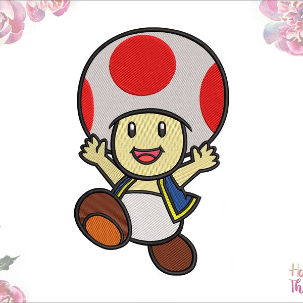 Mario Bros Toad Svg - Etsy