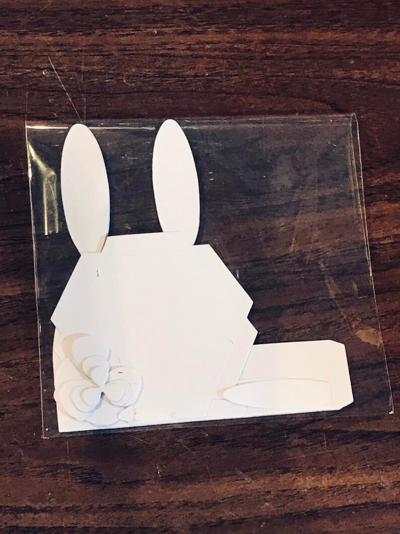 DIY Rabbit Craft Set, Bunny Treat Box Kit,kit With Tutorial,kids Paper ...