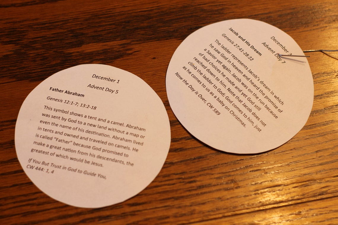 Jesse Tree PATTERN Download Family Package - Etsy