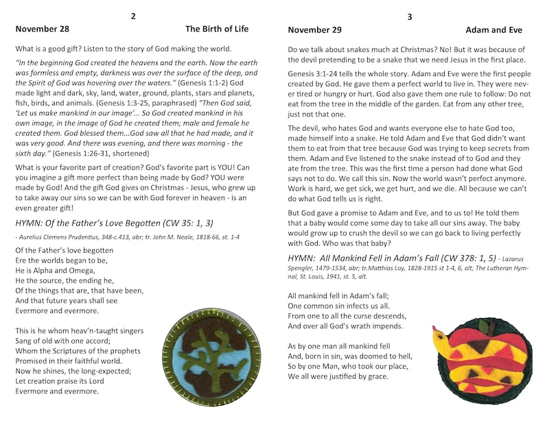 Jesse Tree Devotion Printable Booklet DOWNLOAD - Etsy