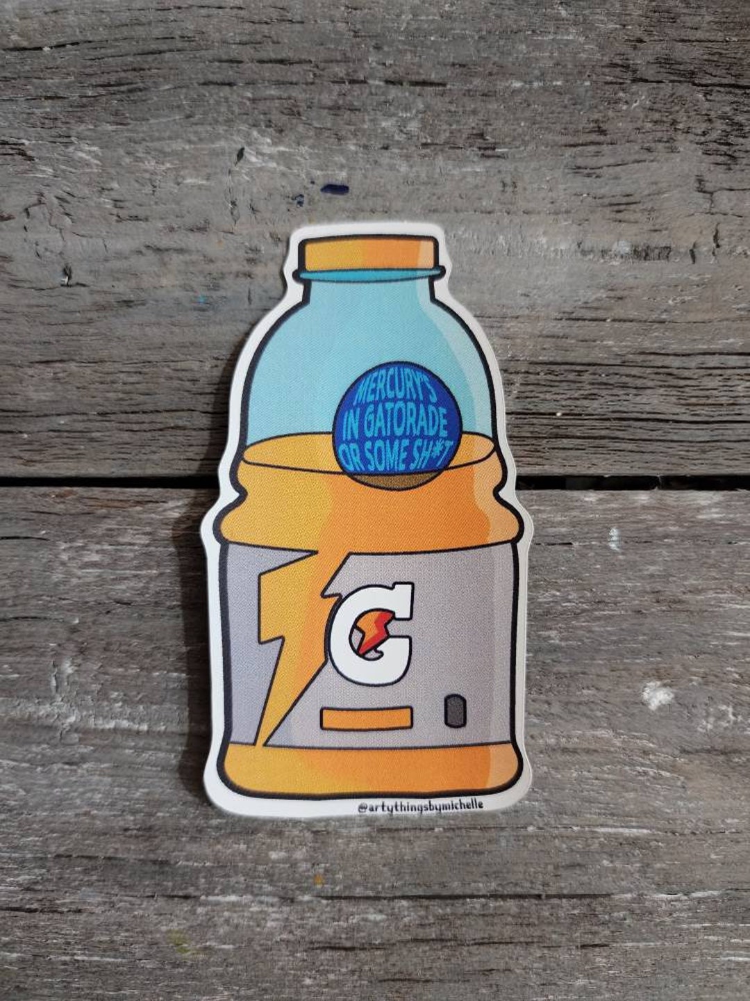 Funny Mercury in Gatorade Sticker - Etsy