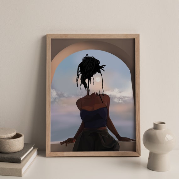 Black Women Body Art Poster Physical Print Wall Art - Etsy