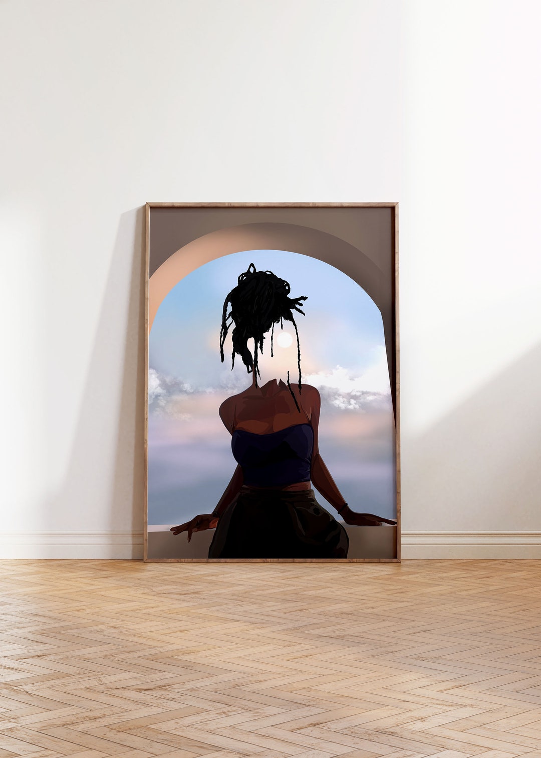Black Women Body Art Poster | Physical Print | Wall Art | Black Woman ...