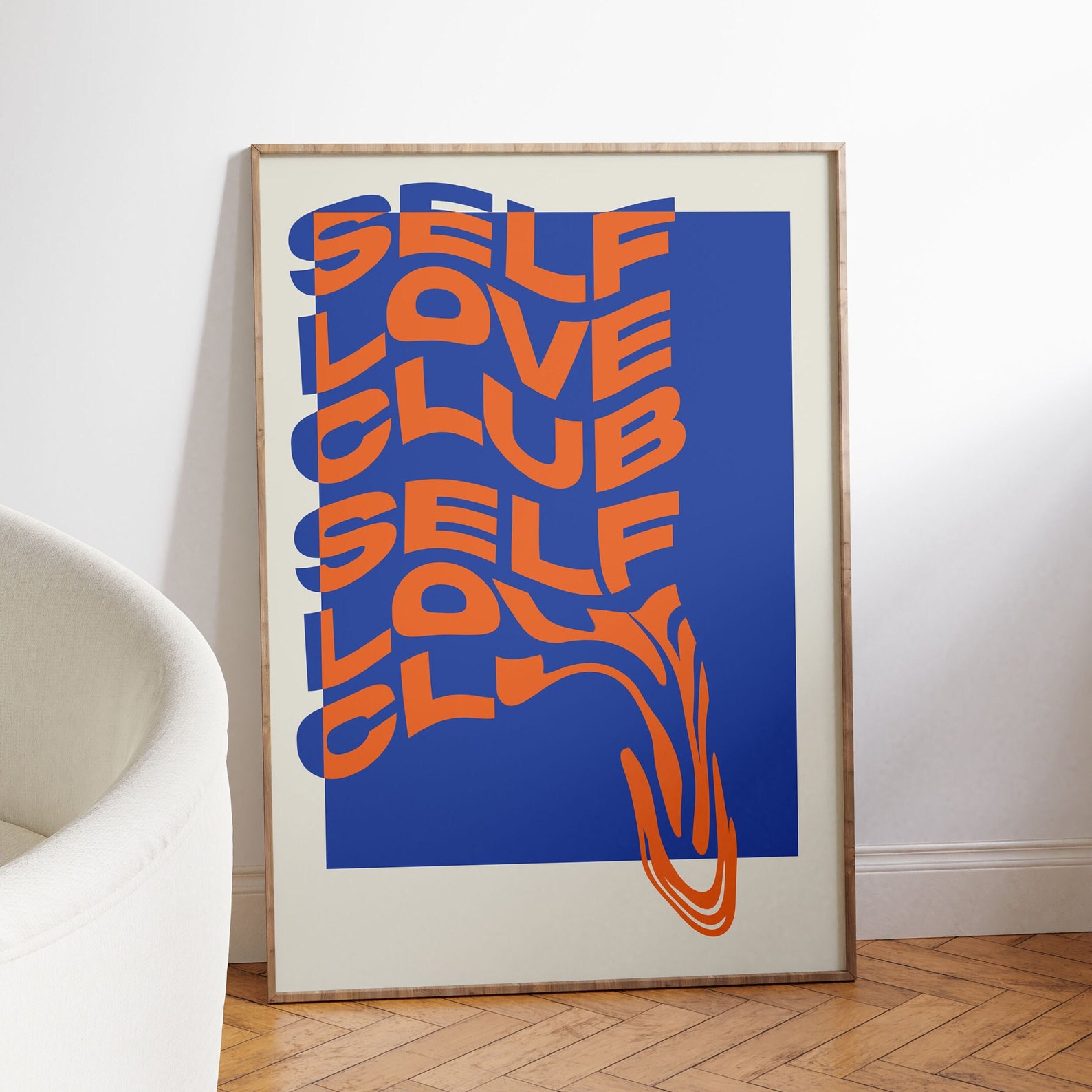Self Love Swirl Poster | Wall Art | Retro | Typo Print | Home Decor ...