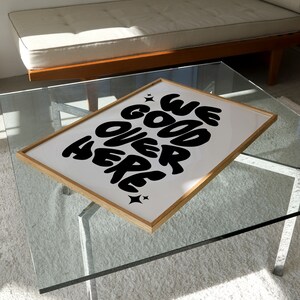 We Good Over Here Poster, Retro Wall Print, Vintage Illustration ...