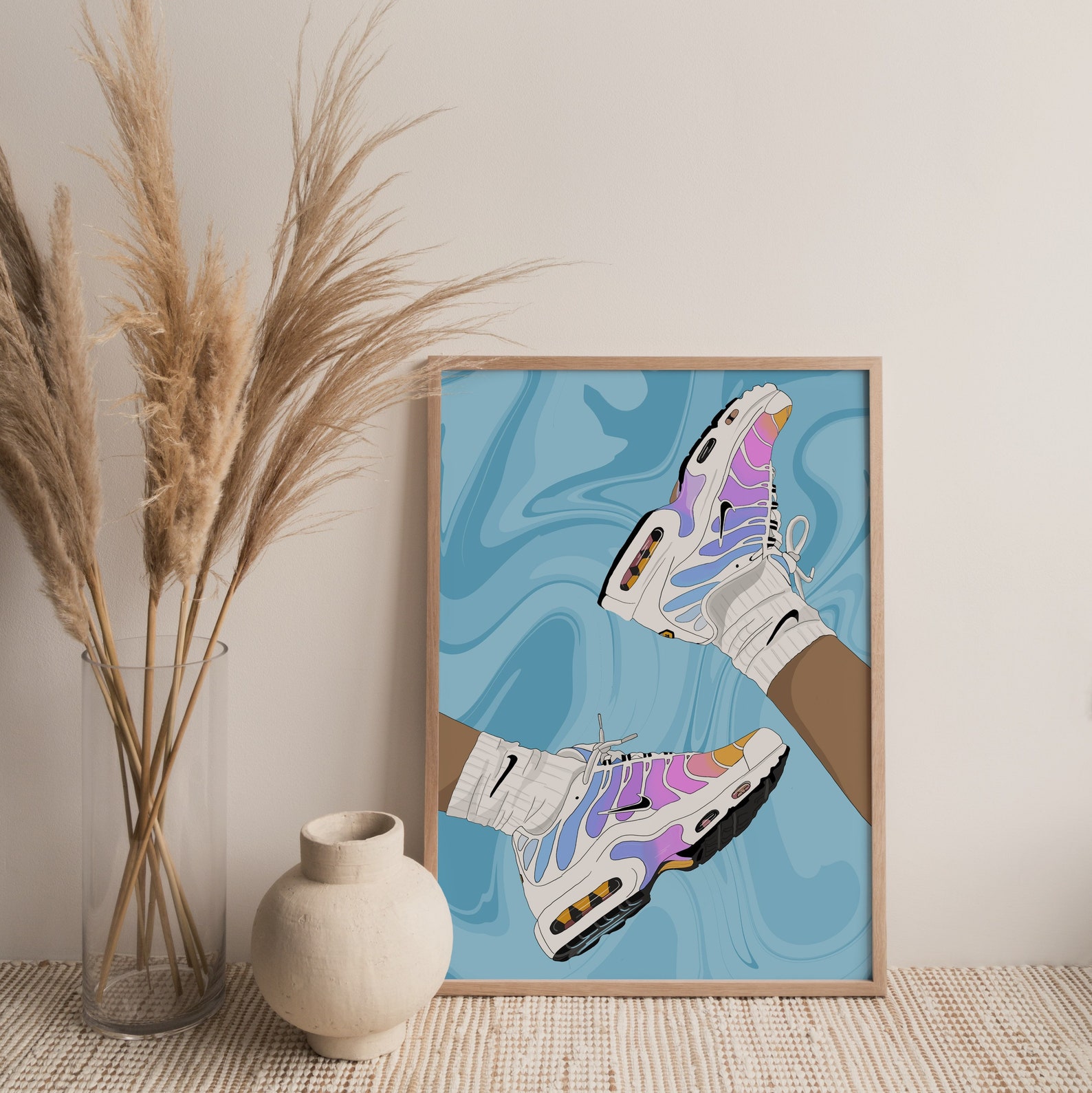 Nike Tn Sneaker Poster Print Hype Best Print Home Print - Etsy