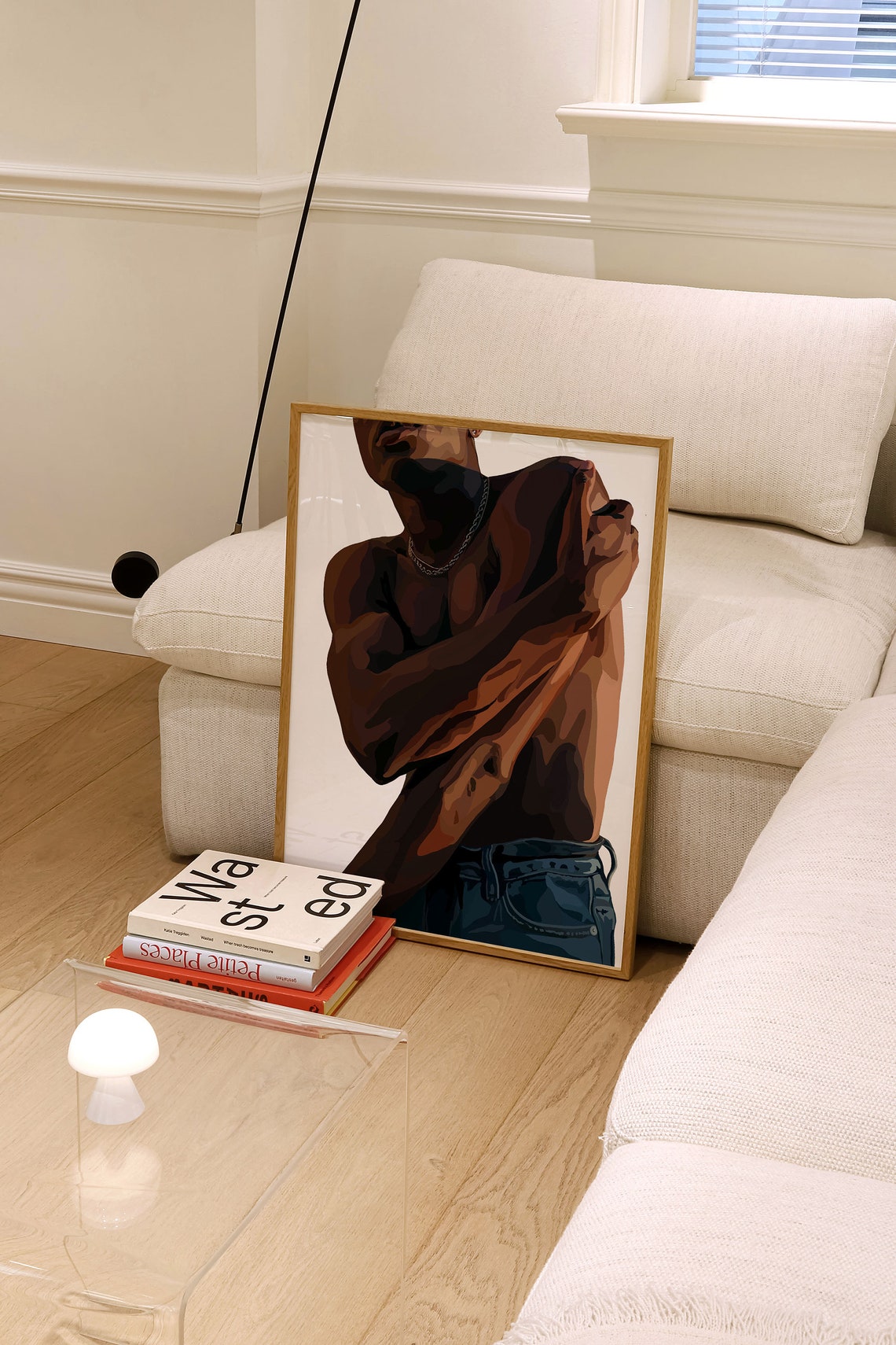 Black Afro Body Art Poster | Physical Print | Wall Art | Black Men ...