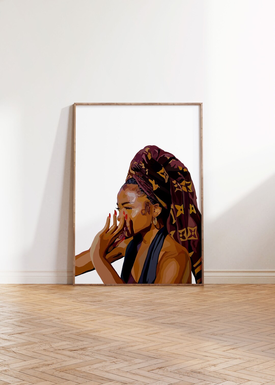 Black Art Poster | Physical Print | Wall Art | Black Woman | Black ...