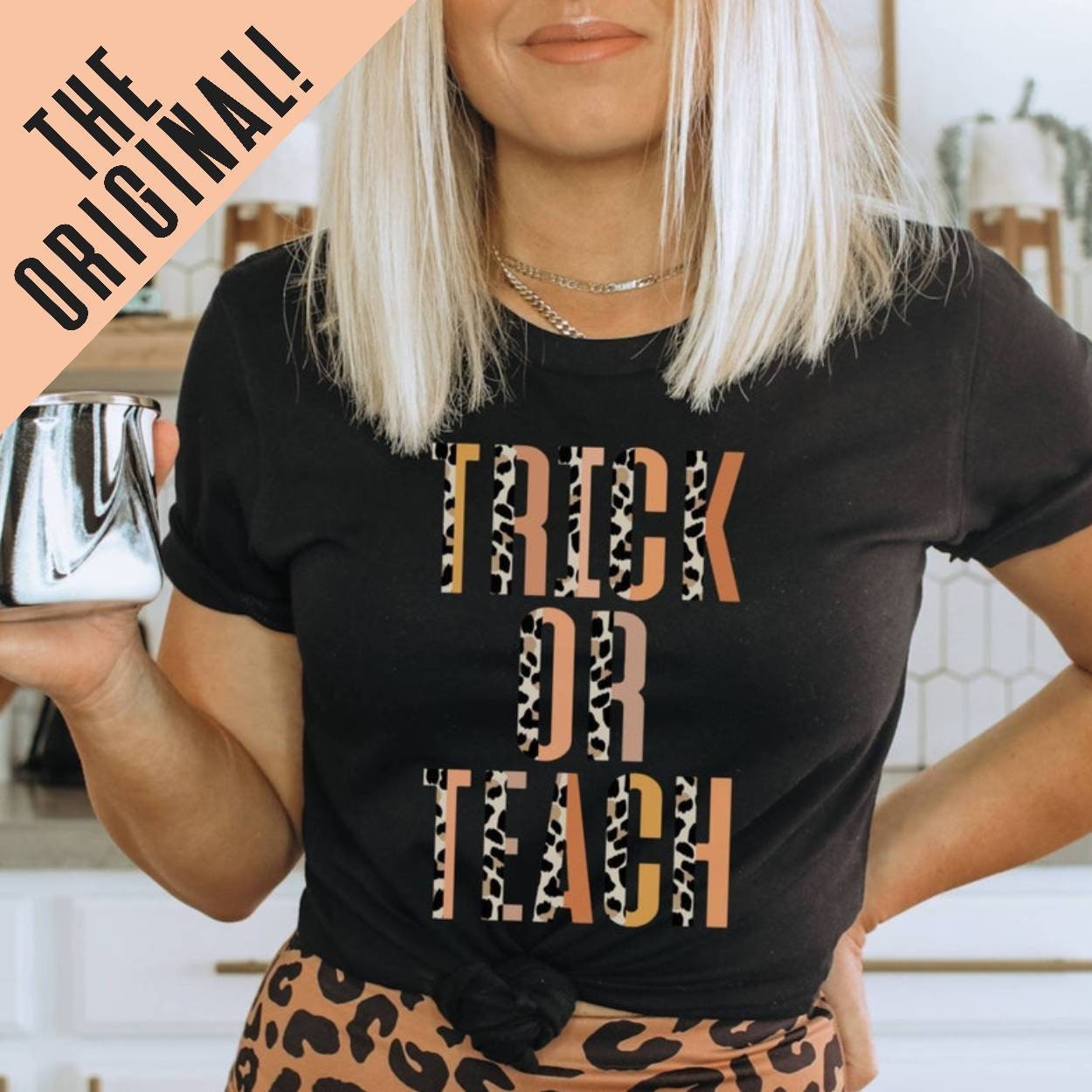 Trick or Teach Halloween Shirt for Teachers Teacher Halloween - Etsy