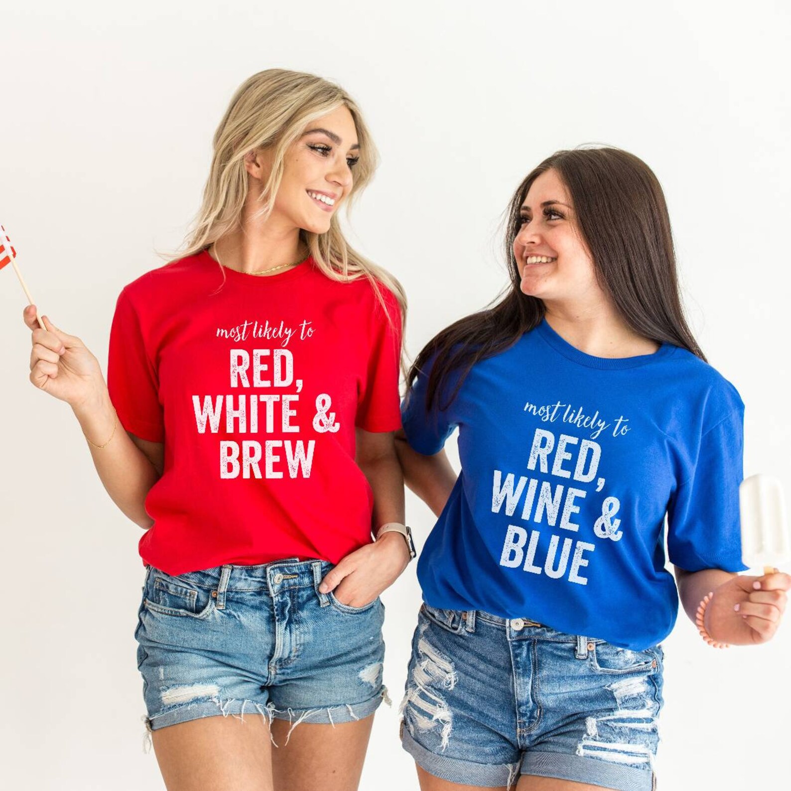 Matching Independance Day Shirts Most Likely to Tshirt Funny - Etsy