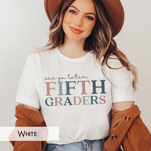Last Day of School Fifth Grade Teacher Shirt, Teacher Squad Tshirt for ...