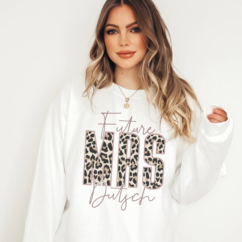 Custom Future Mrs. Shirt Leopard Future Mrs Cute Engagement - Etsy