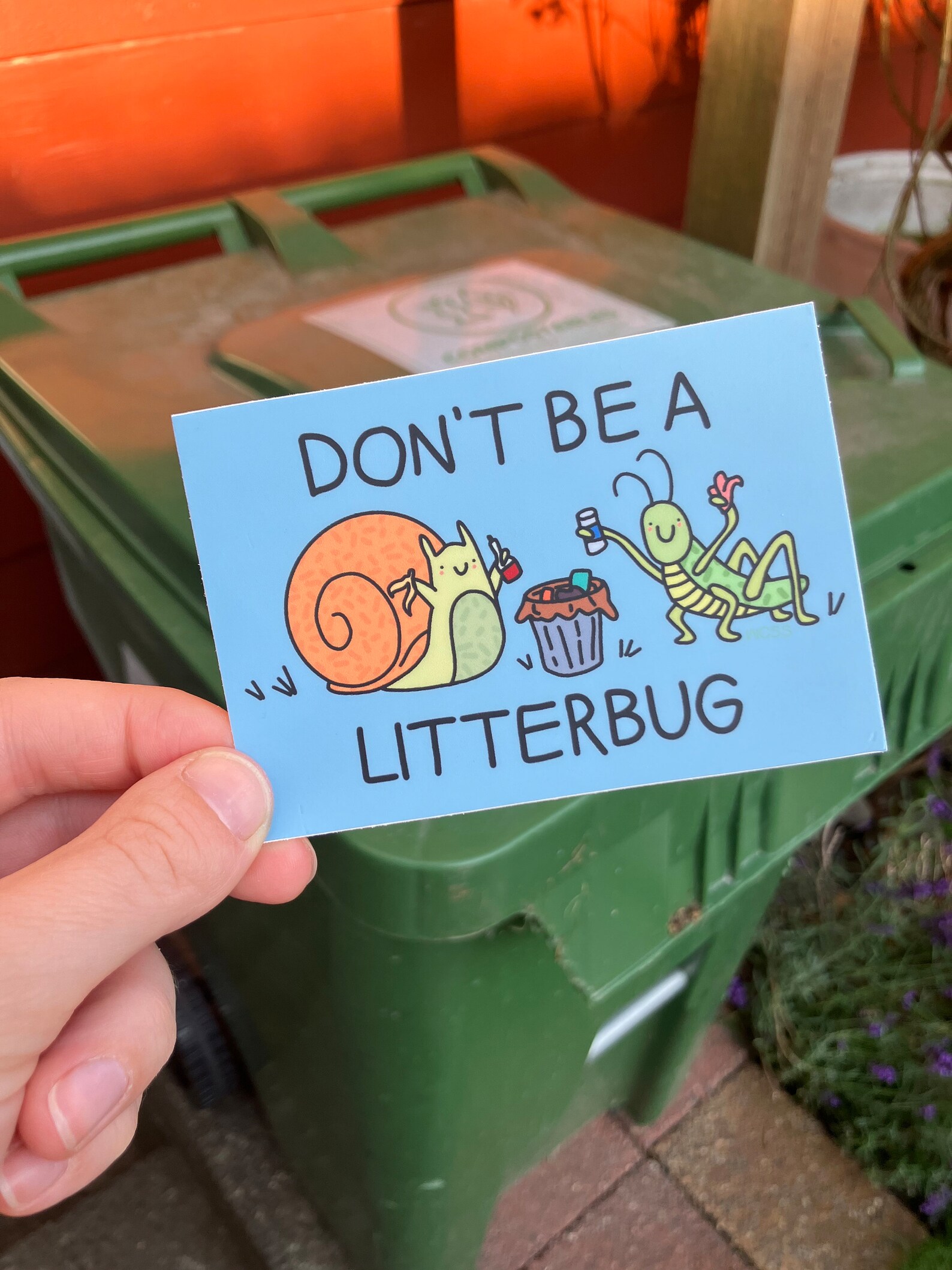 Dont Be a Litterbug - Etsy Canada