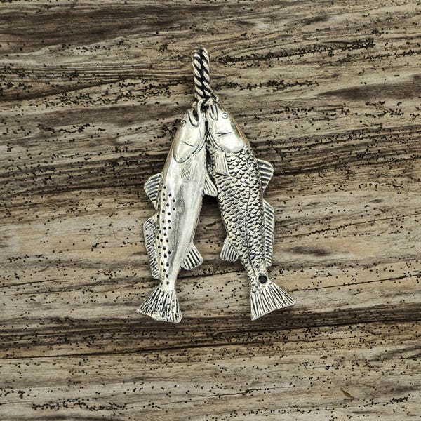 Trout Pendant - Etsy