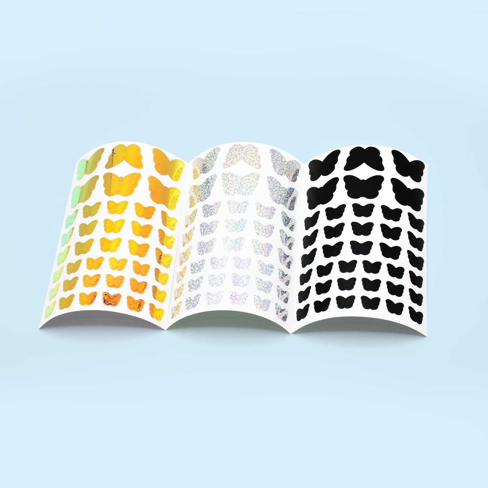 Solid & Outline Butterfly Stickers Cute Deco Stickers for - Etsy